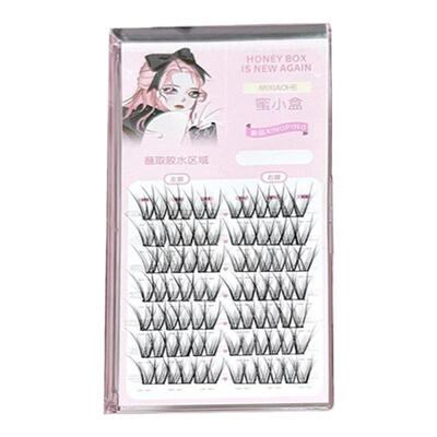 小黄博主同款玉兰花小花卷假睫毛