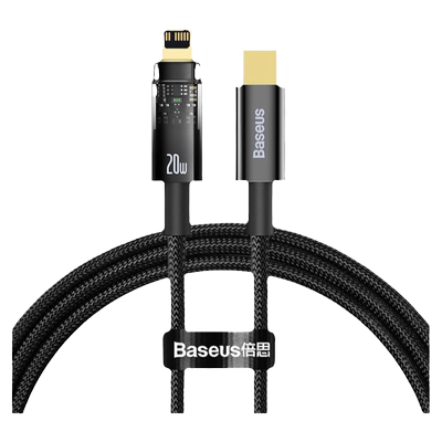 倍思自动断电快充数据线加长2米