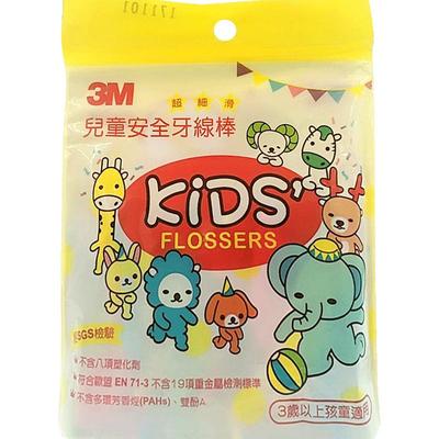 3m儿童牙线安全牙弓设计清除牙垢