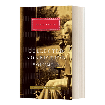 英文原版 精装 Mark Twain Collected Nonfiction Vol.2 马克吐温纪实文集 卷二 人人图书馆精装收藏版 英文版 进口英语原版书籍