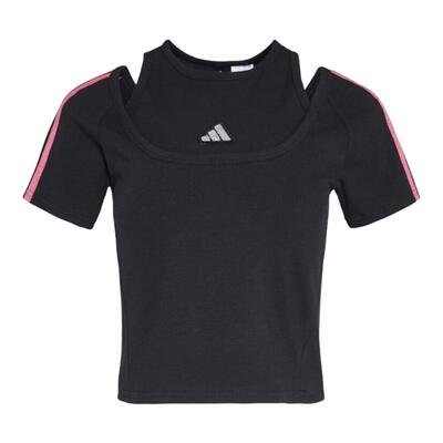 adidas阿迪达斯女夏季时尚百搭半袖上衣运动休闲短袖T恤KS2890