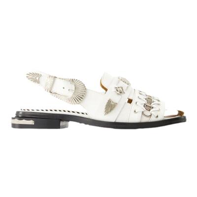 Toga Pulla Aj1312 光面小牛皮凉鞋