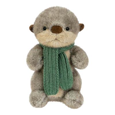 精致围巾水獭高颜值玩偶