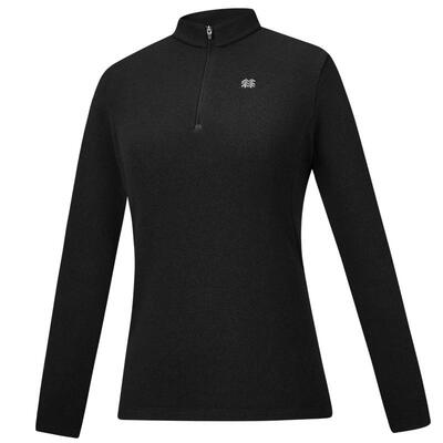 KOLON SPORT可隆女士THERMO PRO半拉链长袖T恤抓绒保暖透气内搭