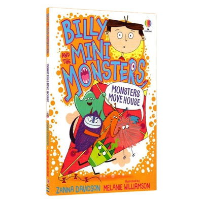英文原版 Billy and the Mini Monsters Monsters Move House 比利和迷你怪兽#6 全彩儿童幽默桥梁章节书 英文版 进口英语原版书籍