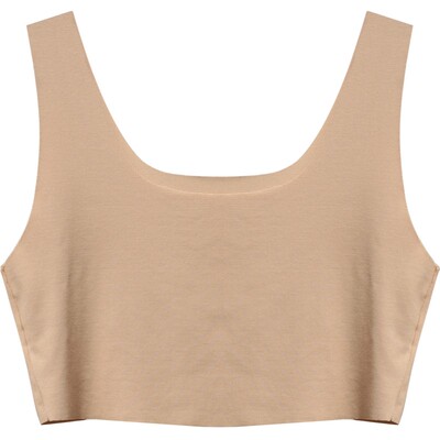 莫代尔内搭无痕防走光抹胸小背心