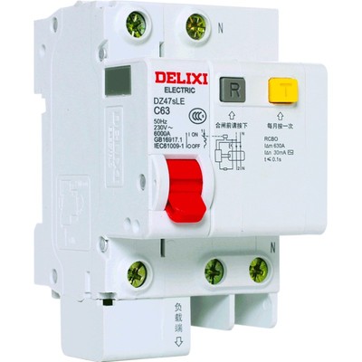 德力西漏电保护器dz47sle空开