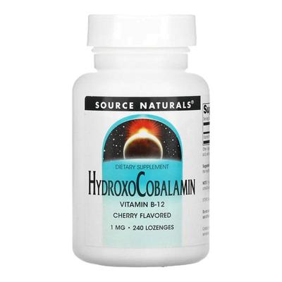 SourceNaturals源美羟钴胺维生素B12帮助大脑神经健康维生素b