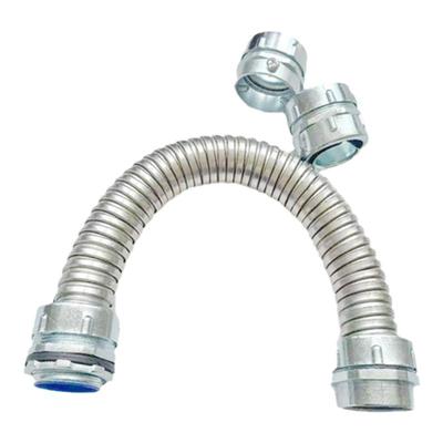 标穿线金属软管自固接头