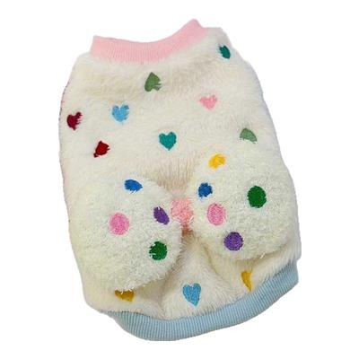 宠物狗狗衣服可爱蝴蝶结爱心