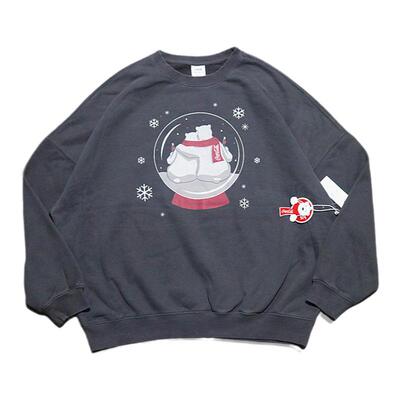 这个衣服费布料！美潮 PACSUN X 可乐 美式街头水洗廓形圆领卫衣