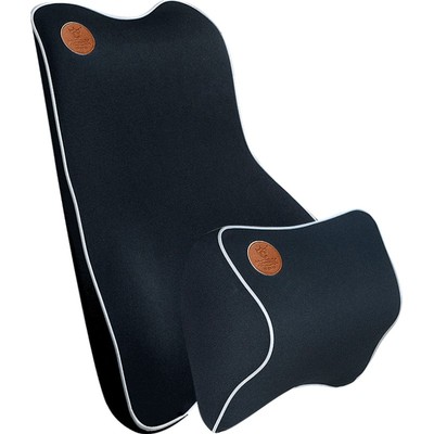 记忆棉司机头枕套装垫汽车腰靠