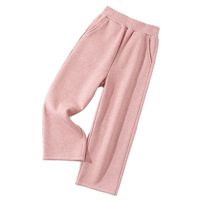 490G厚款保暖裤子美式糯米阔腿裤