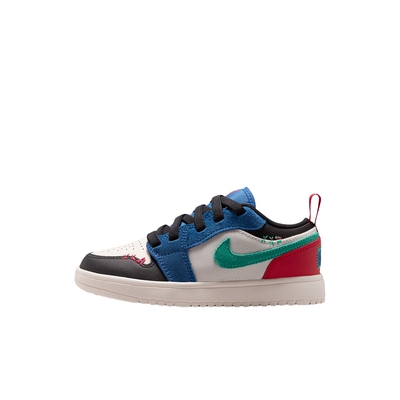 NIKE耐克童鞋Jordan 1魔术贴粘扣易穿脱幼童运动鞋板鞋IO2054-401