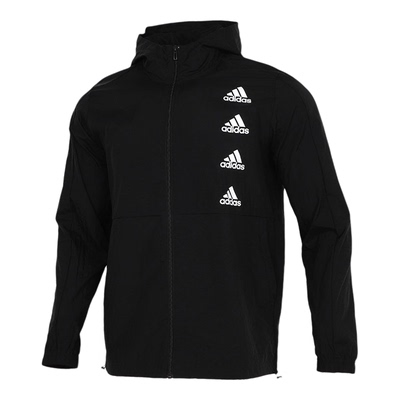 男子运动休闲连帽夹克外套