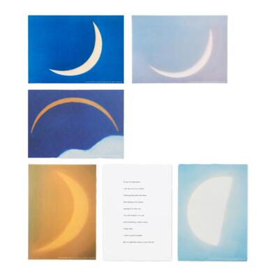 月亮书签套装硫酸纸轻薄flaming