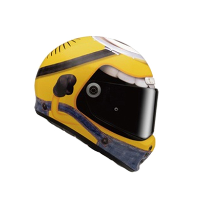 HJC复古全盔V10摩托车头盔小黄人联名男女士机车骑行巡航四季通用