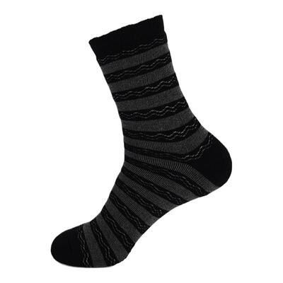 棉元素男士袜子棉质冬季短袜全毛圈加厚款提花男袜M1968