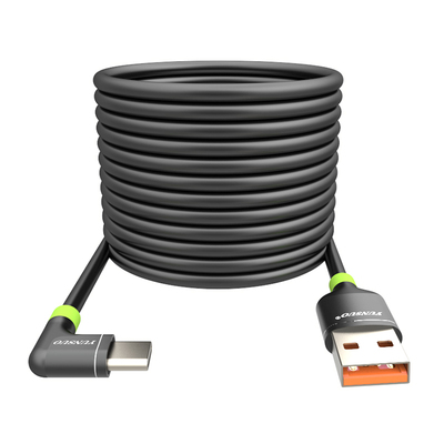 加长弯头小米手机平板超级快充线