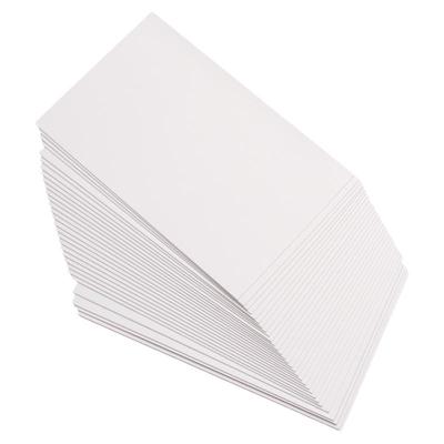 空白卡片纸手写硬纸diy自制识字卡英语单词白卡硬卡纸手绘明信片主持人记忆手卡手账豆豆本制作画画小卡片