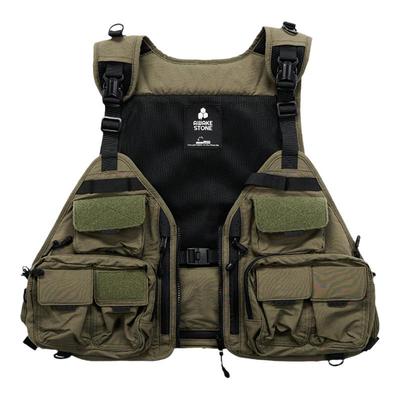 可拆卸模块化四季钓鱼马甲醒石