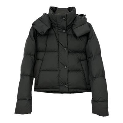 luqi lulu冬季Puff四格羽绒服连帽蓬松羽绒泡芙短款外套女