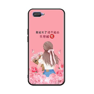luckrider适用于OPPOA5手机壳PBAM00保护套oppa5防摔opa5创意opp0a5软外壳欧珀a5努力少女PBBT30钢化膜opoa5