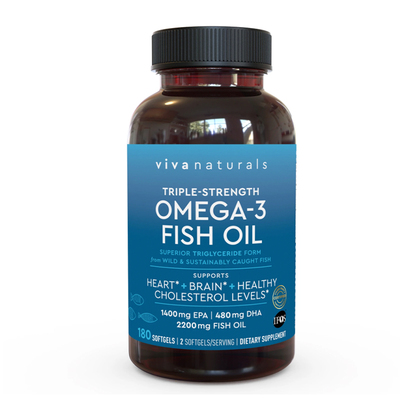 美国viva鱼油omega3正品进口