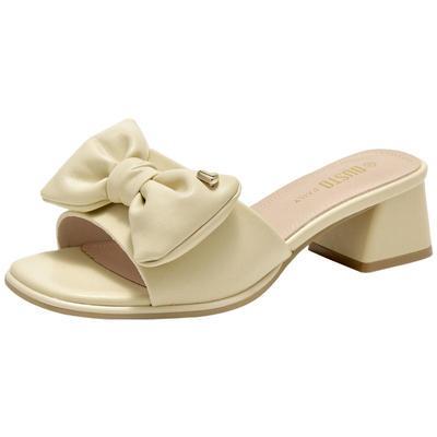 时装拖鞋时尚休闲粗跟中跟