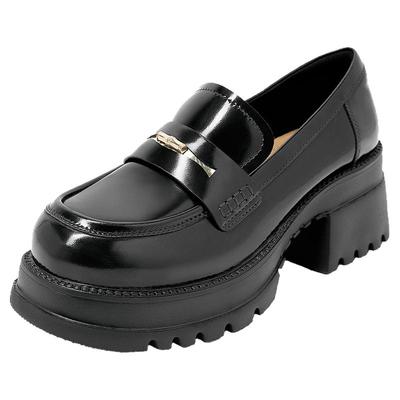 康莉厚底乐福鞋英伦风小皮鞋