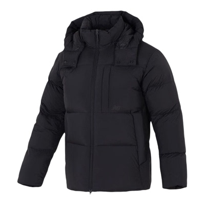 New Balance/NB正品2025新款男子运动休闲连帽羽绒服NPE41031-BK