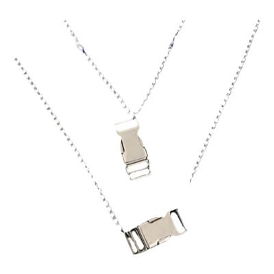 插扣锁骨链金属情侣小众锁骨链