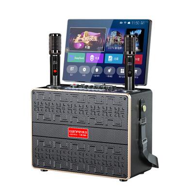 户外K歌广场舞音响带显示屏