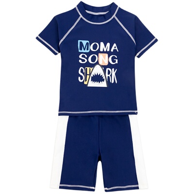 momasong儿童泳衣男童小温泉游泳