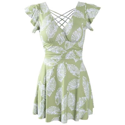 学生泳衣温泉温泉遮肚显瘦仙女范