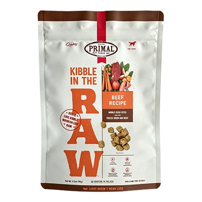 Primal狗狗蔬菜冻干宠物全价犬粮果蔬肉粒零食 99g