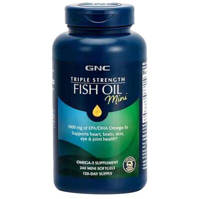 美国GNC深海鱼油Omega3高含量