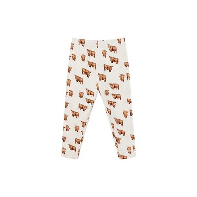 Milkbarn儿童莫代尔罗纹打底裤