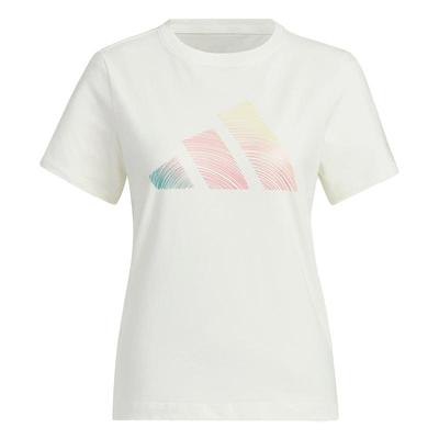 阿迪达斯女款休闲圆领T恤