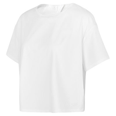 斯凯奇Freedom自在系列圆领短袖T恤透气舒适户外运动休闲宽松女装