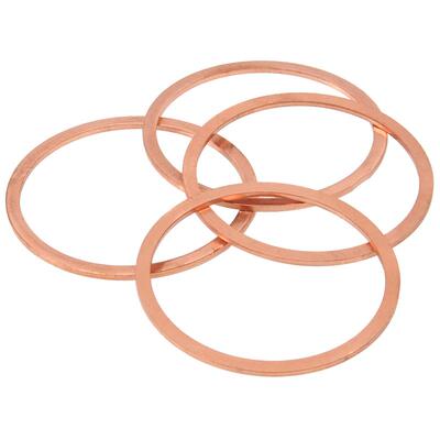 紫铜垫片船用表用密封圈铜圆形螺丝金属退火平垫圈M3M6M8M10-M60