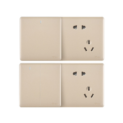 公牛厨房客厅连体连排开关插座