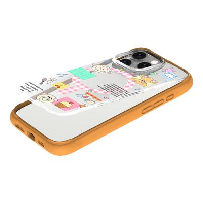 Oyriuas 磨砂磁吸 奶油甜馨 适用iPhone18pm/17pm可拆卸液态硅胶边框手机壳防摔 拼贴风 小贴纸小清新可爱