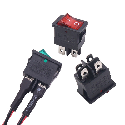 船型开关电源翘板按键带灯220v