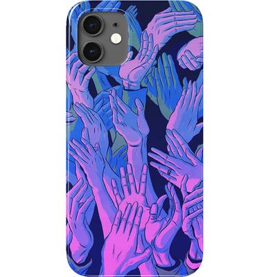 ins潮牌蒸汽波手机壳磨砂苹果14