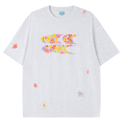 CryingCenter手绘花园3C短袖T恤