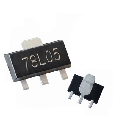 贴片三端稳压管CJ78L05/06/08/09/78L12/15V SOT-89 1盘1000个