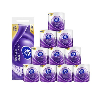 维达棉韧有芯卷筒纸家用4层加厚