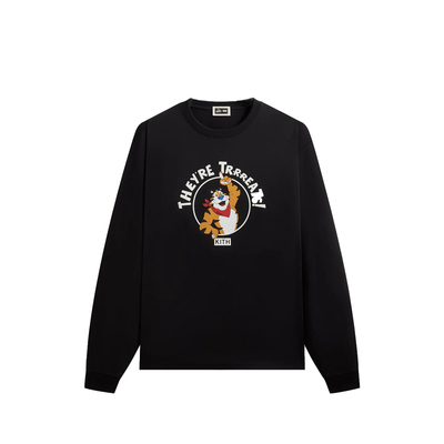 KITH treats卡通虎印花长袖T恤男潮牌秋季宽松纯棉打底衫圆领上衣