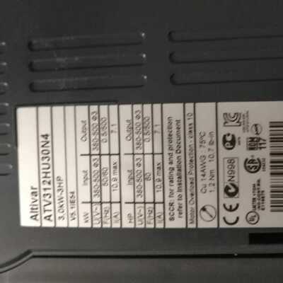 议价施耐德变频器ATV312H075N4 ATV312三相380V 0.75KW千瓦变频器